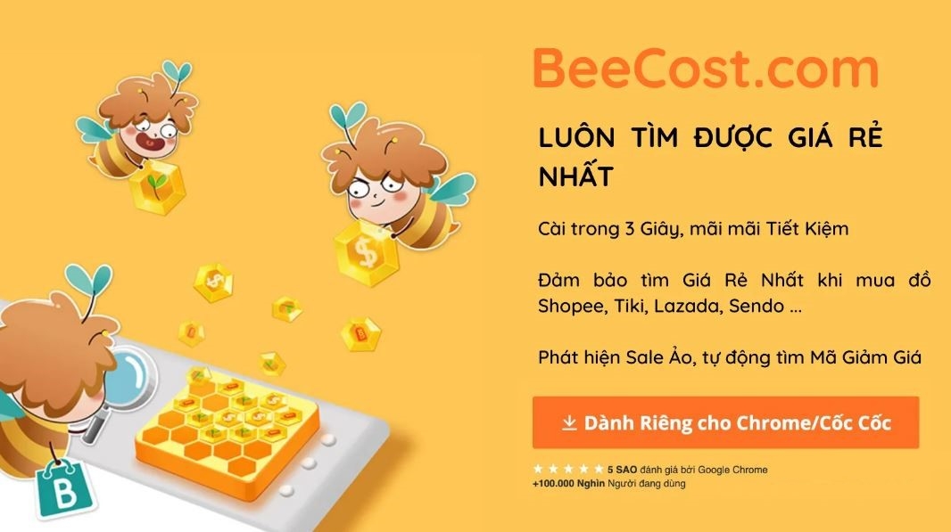 BeeCost: Công cụ hỗ trợ tìm kiếm nơi bán hàng giá rẻ online
